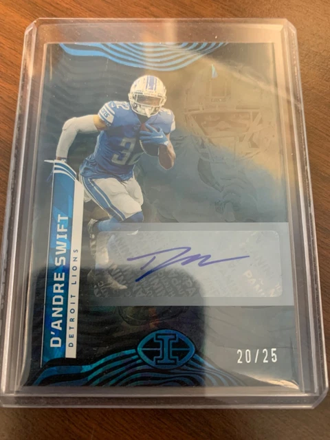 DEANDRE SWIFT AUTO illusions de glace noire /25 ours aigles lions EUR ...