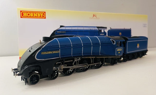 HORNBY R3320 ‘OO’ Class A4 60023 Golden Eagle Express Blue Dcc Fitted £ ...