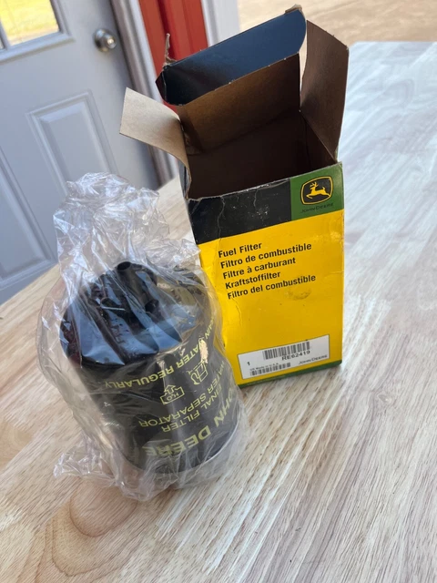 JOHN DEERE FUEL Filter RE62419 Final Filter Water Separator $19.00 ...