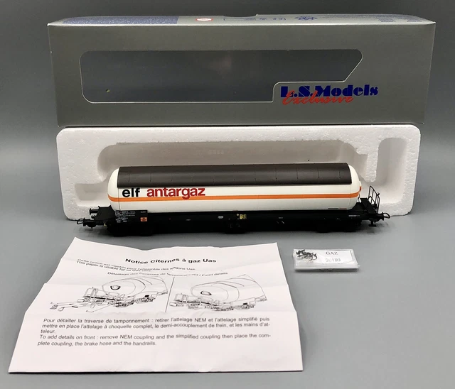 1:87 HO L.S. Models 30180 Wagon-citerne gaz Uas ‘Elf-Antargaz’ SNCF Ep ...