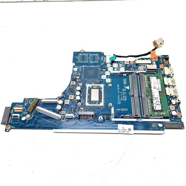 HP 15-DB0996NA LAPTOP Motherboard L20664-601 4GB RAM Ryzen 5 2500U £60. ...