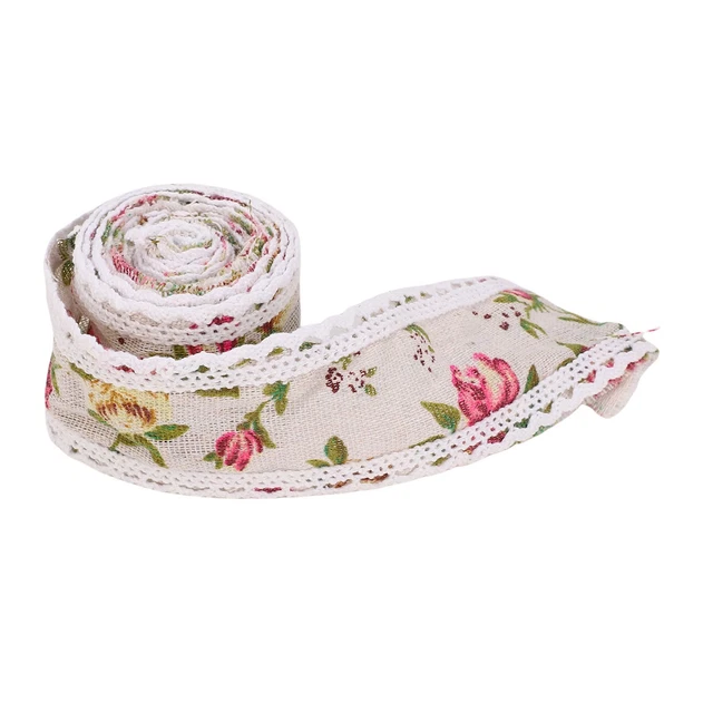 LACE TRIM RIBBON Rose Pattern Handwork Lace Trim Ribbon 5Pcs For Craft ...