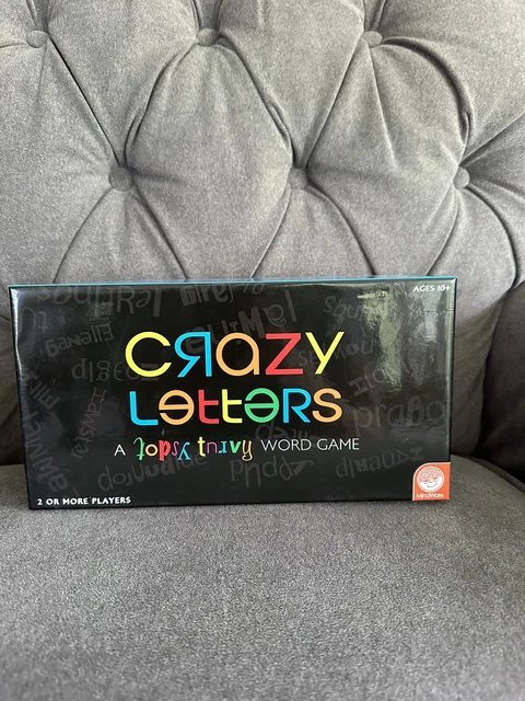 CRAZY LETTERS A Tupsy Turvy Word Game by Mindware (2016) ~ Complete ...