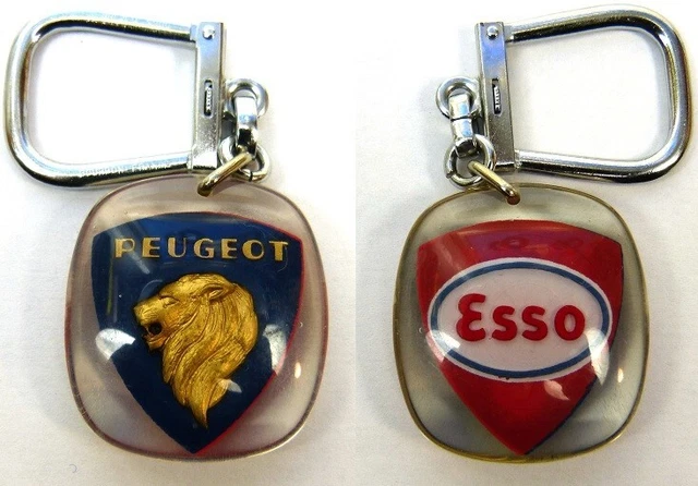 PORTE-CLÉS, KEY RING Bourbon - ESSO / PEUGEOT - EUR 9,95 - PicClick FR