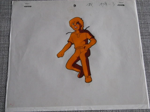 GOLDEN WARRIOR GOLD Lightan Raitan 1981 Tatsunoko Pro Anime Cel Mecha ...