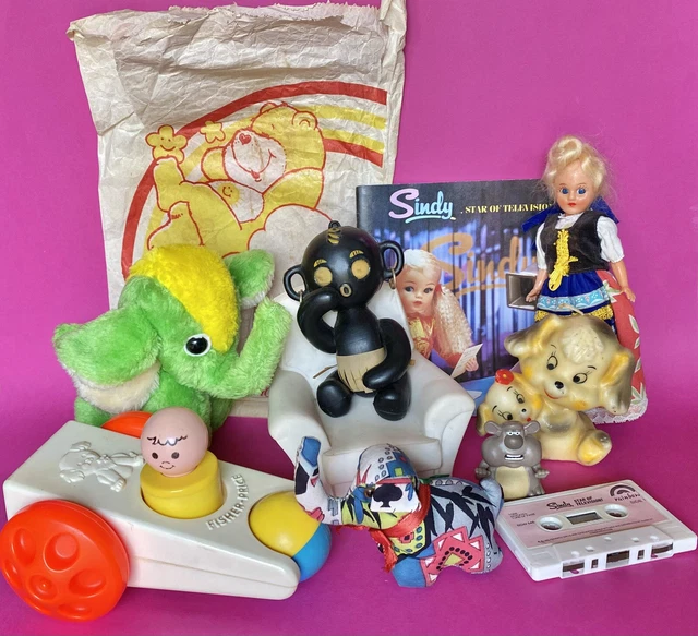 VTG 50S 60S 70s 80s Kitsch Toys Job Lot Sindy Winky Blinky Doll ...