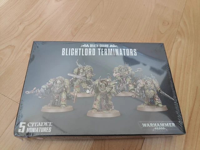 GAMES WORKSHOP WARHAMMER 40K Death Guard Blightlord Terminators ...