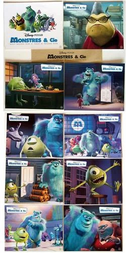MONSTERS, INC - Pixar - Set of 10 FRENCH LC EUR 49,95 - PicClick FR