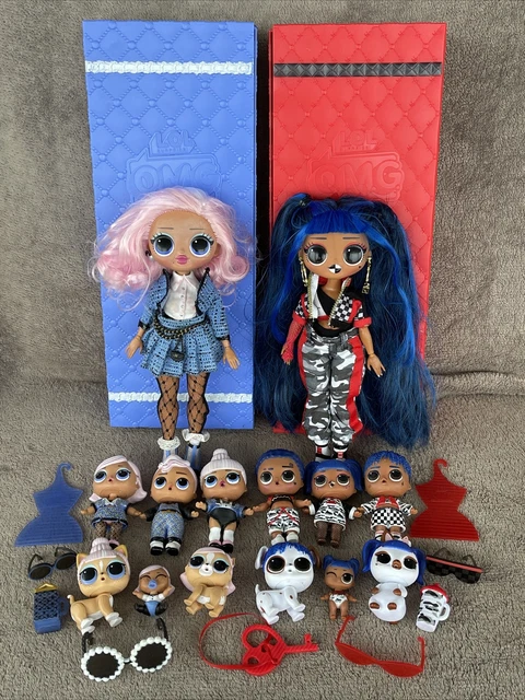 LOL OMG FASHION Doll Amazing Surprise Downtown & Uptown BB Family With ...