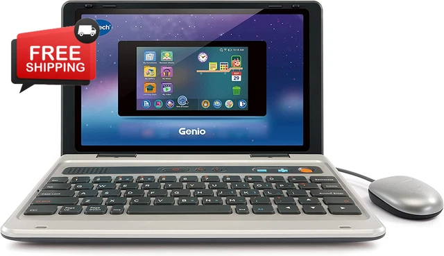 VTECH GENIO MY First Laptop, Silver, Educational Laptop Kids Computer ...