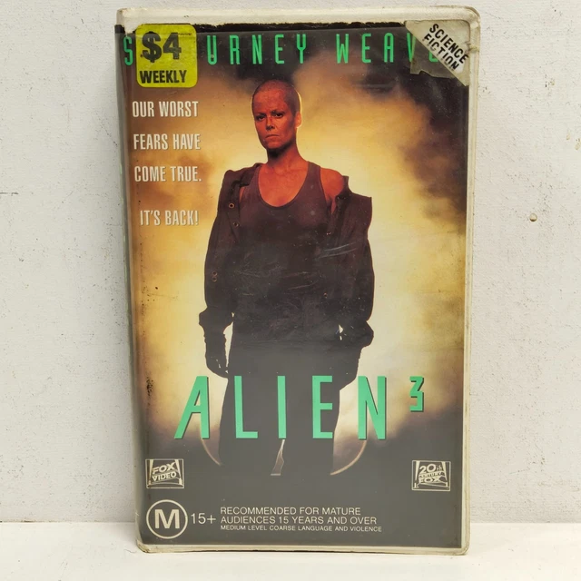 ALIEN 3 (1992) - Big Box Clamshell Ex Rental - VHS Tape $55.50 ...