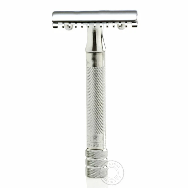 MERKUR 15C CLASSIC Open Comb Double Edge DE Chrome Safety Razor - Short ...