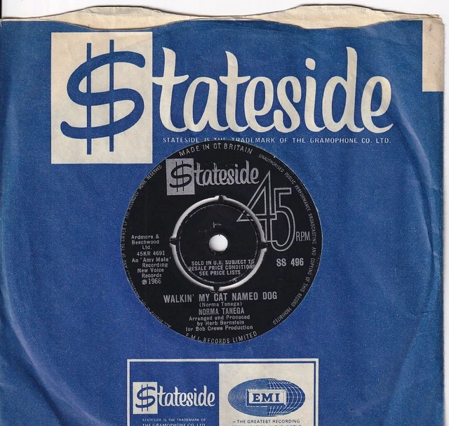 7'' SINGLE - Norma Tanega - Walkin' my cat named dog EUR 4,99 - PicClick DE
