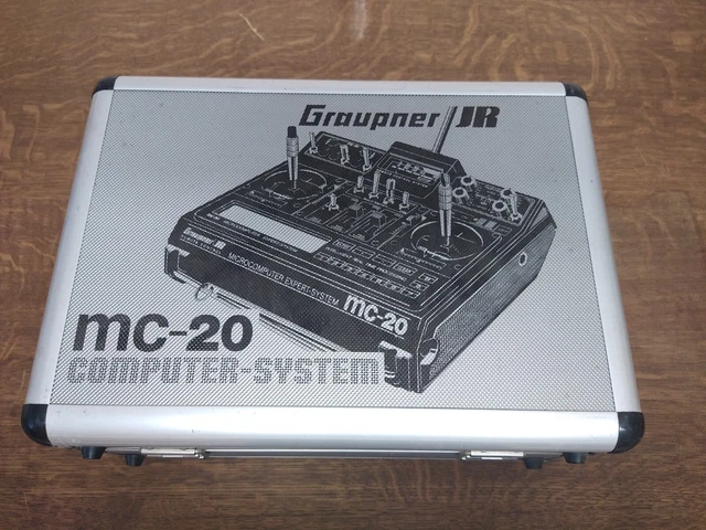 RADIOCOMMANDE GRAUPNER MC-20 Modelisme Teleguide +Valise Protection Non ...