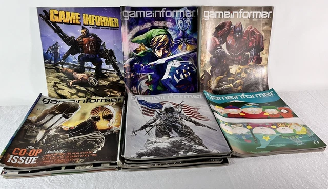 GAMESTOP GAME INFORMER Magazine Lot 17 issues 2011, 2012, 2013 Volumes ...