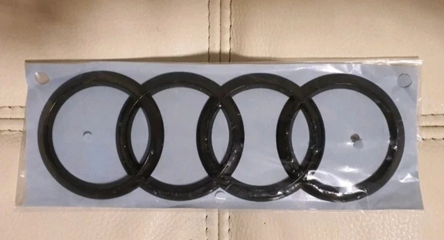 AUDI RINGS - Car Badge / Emblem - 200 X 70 Mm £41.26 - PicClick UK