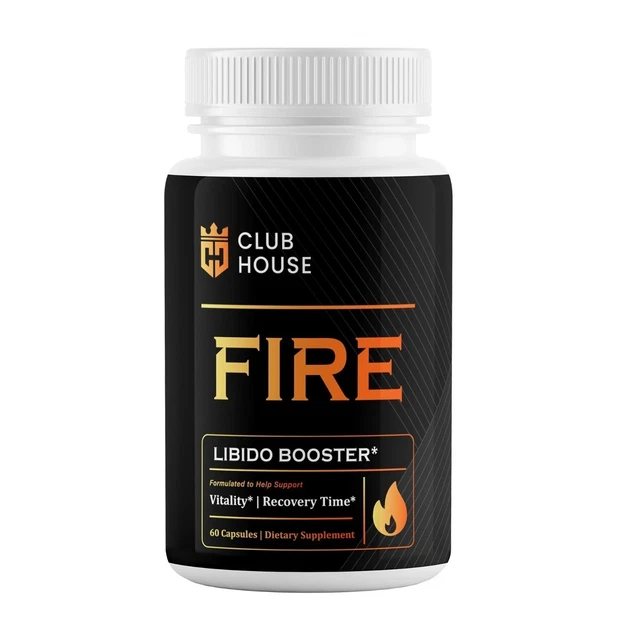 CLUBHOUSE FIRE MALE Supplement for Advanced Stamina & Virility ...