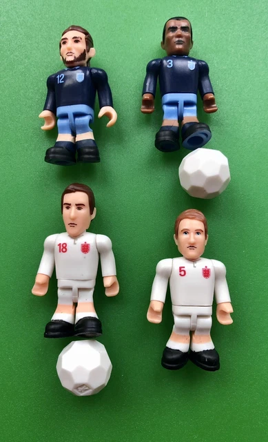 TOPPS CARROLL, COLE, Downing & Jones Mini Figures England Football Home ...