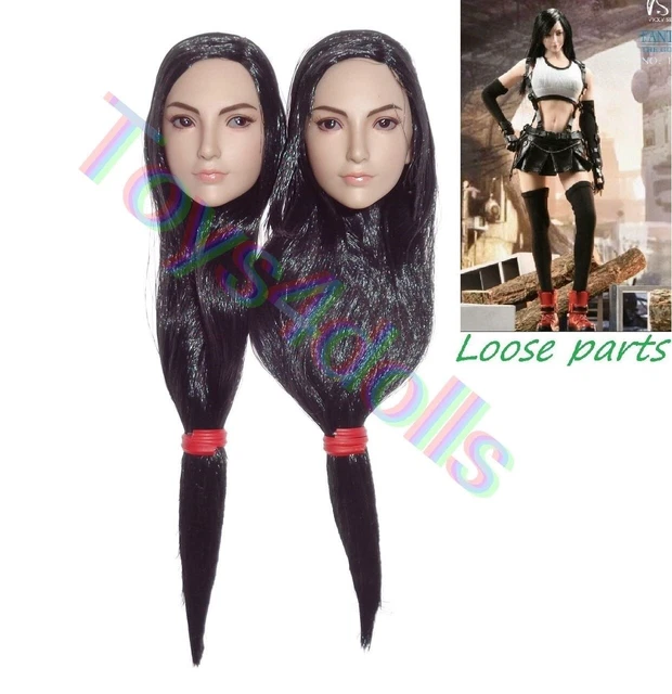 1/6 VSTOYS 19XG63 Tifa Lockhart Pair Of Heads 2X - For Tbleague Pale ...