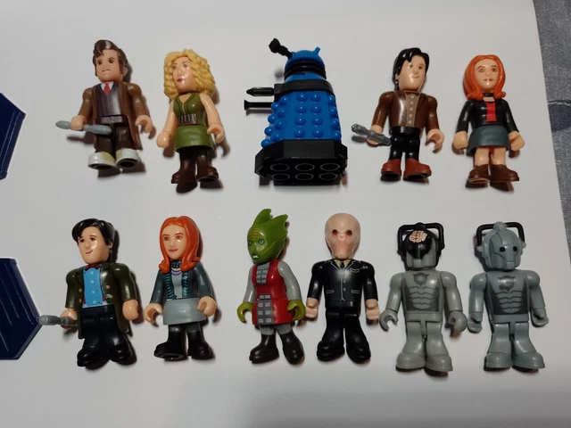 DOCTOR WHO CHARACTER Building Micro Mini Figures Bundle 10th 11th Dr ...