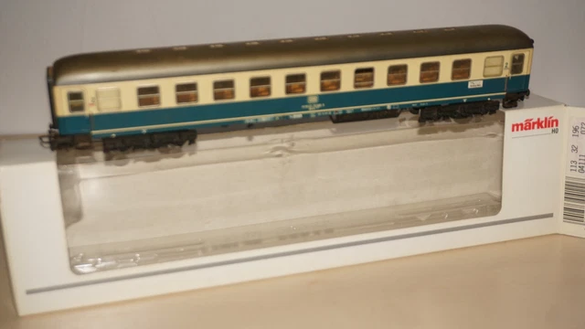 RF26/2] MÄRKLIN SPUR H0 4111 Personenwagen Schnellzugwagen 1. Kl. der DB OVP EUR 17,99 - PicClick DE