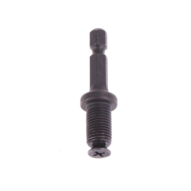 3/8&-24UNF MALE THREAD Screw Chuck Adapter Connector For Hex Shank ...