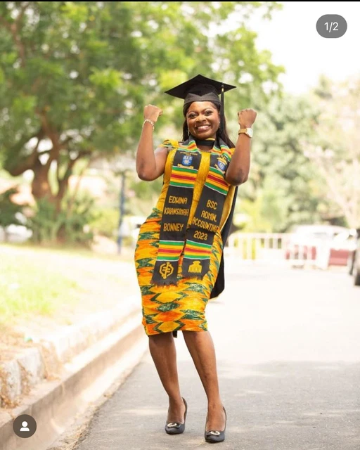 CUSTOM GRADUATION STOLE Class of 2024 Kente Sashes - Sourced From Ghana ...
