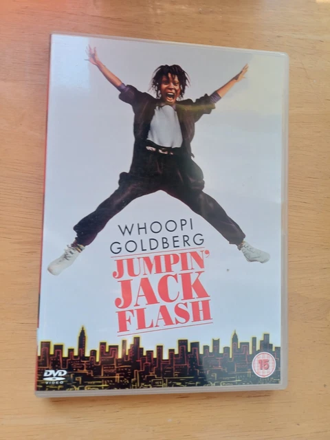 JUMPING JACK FLASH (1986) Whoopi Goldberg film. region 2 uk DVD - LIKE NEW £4.99 - PicClick UK
