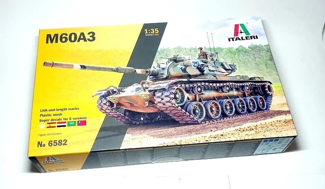 ITALERI 6582 MODÈLE militaire 1/35 M60A3 char de combat moyen T6582 EUR 65,48 - PicClick FR
