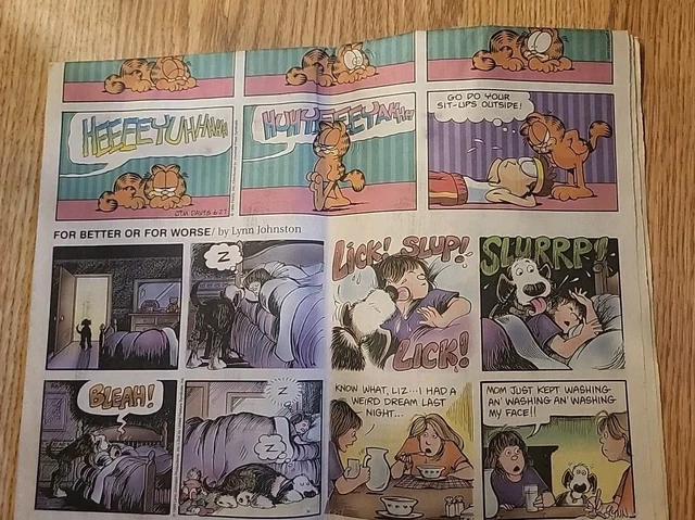 LOT OF 3 newspaper comic Strips 90s 2000s Vintage Peanuts Spiderman ...