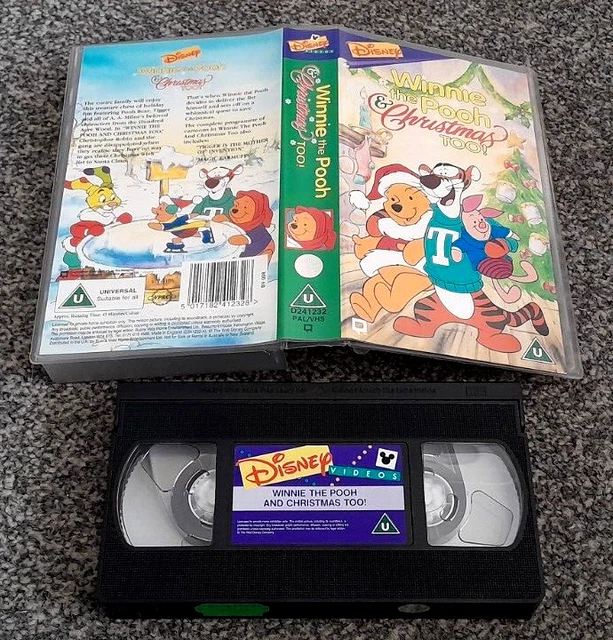 DISNEY WINNIE THE Pooh & Christmas Too Pal Vhs Video Kids Children EUR ...