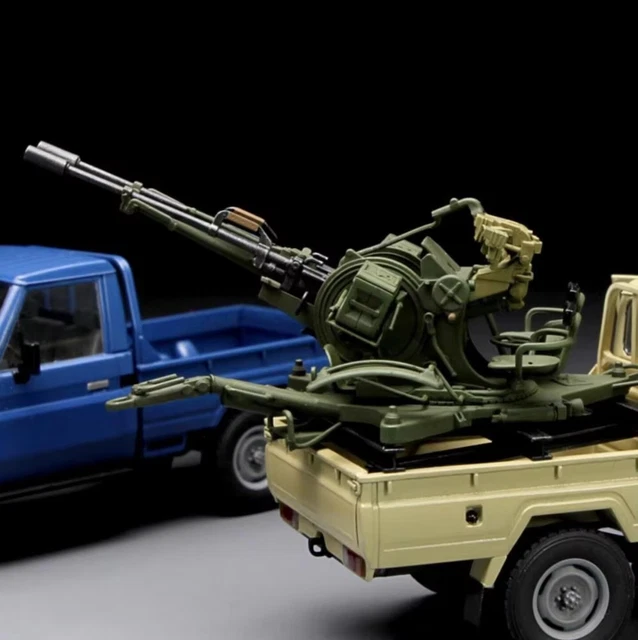 1:35 PICK-UP W/ZU-23-2 Meng LKW PKW Panzer Tank US Army Palästina Iraq ...