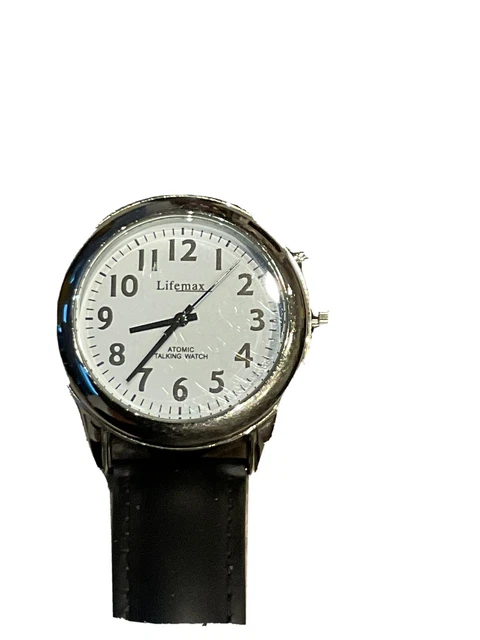 TALKING ATOMIC WATCH Lifemax RNIB Time Day Date £10.00 - PicClick UK