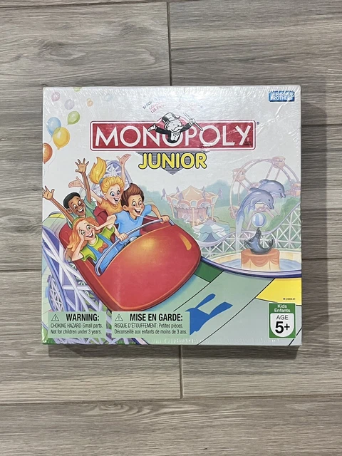 MONOPOLY JR JUNIOR Vintage Board Game Parker Brothers Hasbro 1999 NEW ...