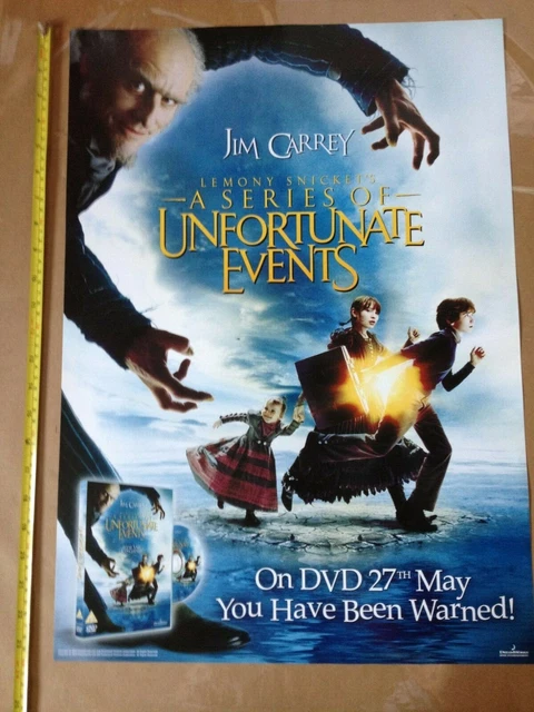 LEMONY SNICKETS A SERIES OF UNFORTUNATE EVENTS ORIGINAL POSTER Video ...