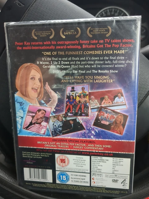 PETER KAY'S BRITAIN'S Got the Pop Factor... DVD (2009) Peter Kay cert ...