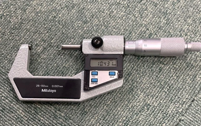 MITUTOYO MITUTOYO MITUTOYO MITUTOYO Digital Micrometer 25-50mm 0.001mm ...