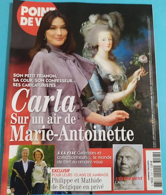 POINT DE VUE N°3197 du 28/10/2009 Carla Bruni-Philippe et Mathide de ...
