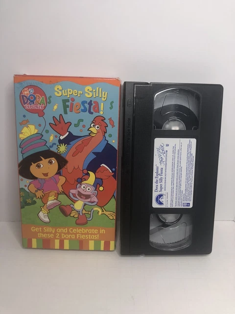 Dora The Explorer~super Silly Fiesta ~vhs 2004~2 Dora Fiestas ~nick Jr