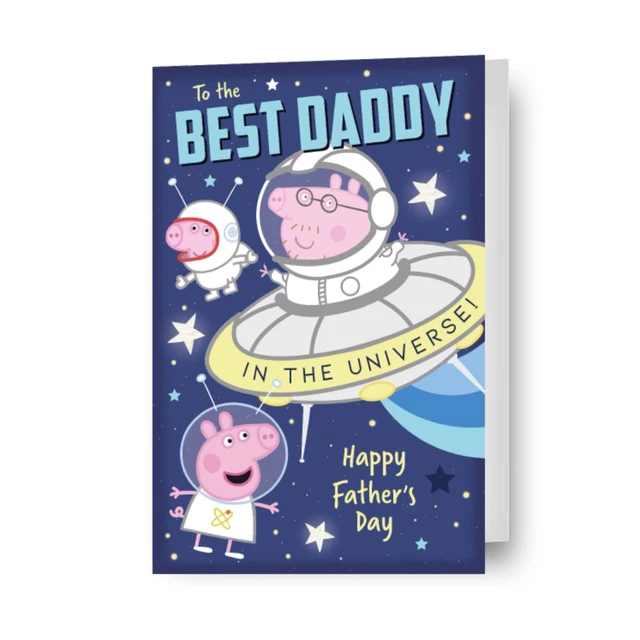 FATHER'S DAY CARD | Happy Father's Day Daddy | Peppa Pig | Best Daddy £ ...