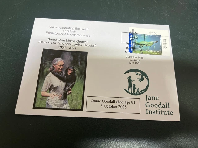 (1611) 3-10-2025 - UK Primatologist Jane Goodall died aged 91 (3-10 ...