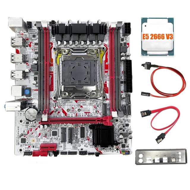X99 MOTHERBOARD+E5 2666 V3 CPU X99G757 Gaming Motherboard LGA 2011-3 ...