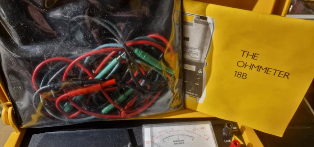 BT CABLE TESTER, the ohmmeter 18B, Earth, loop, Insulation test. £60.00 ...