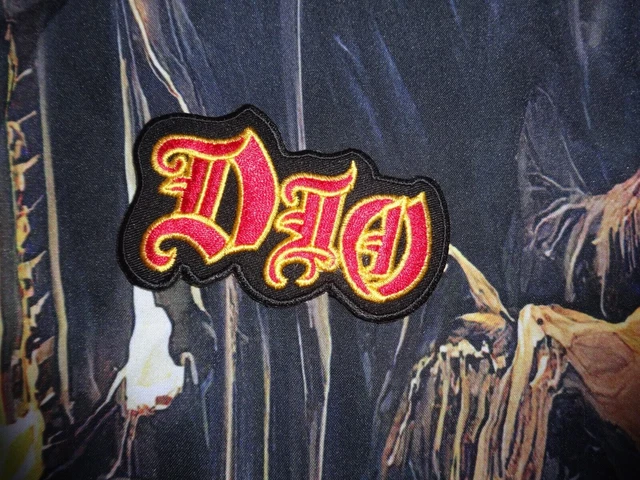 DIO SHAPE PATCH Gestickt Heavy Metal Twisted Sister Van Halen Rainbow ...