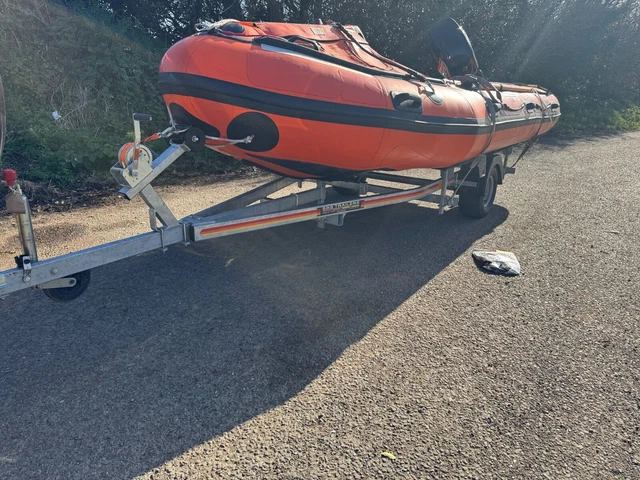 RNLI-D-CLASS BOAT -NEW Sbs Trailer-50Hp Mercury-Boat/Trailer/Engine ...