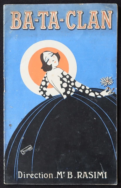 PROGRAMME 1920 BA-TA-CLAN illustrateur MILLARD Art Déco BATACLAN EUR 35 ...