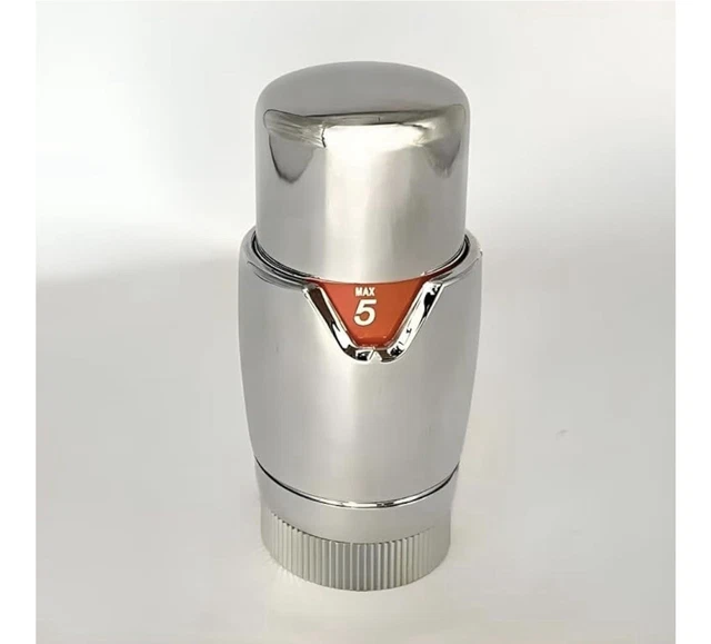 CHROME RADIATOR THERMOSTATIC TRV Valve Head Replacement M30 x 1.5 ...