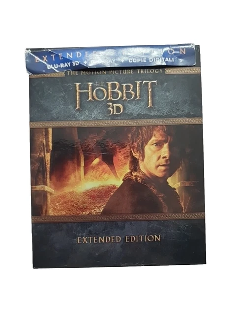 LO HOBBIT 3D TRILOGY EXTENDED EDITION 6 BR 3D + 9 BR + Copia Digitale ...