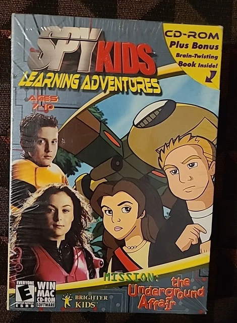 NEW SPY KIDS Learning Adventures: Mission: The Underground Affair PC CD ...