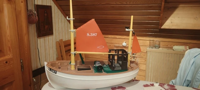PLAYMOBIL FISCHKUTTER 3551 Susanne S.387 Kutter Fischerboot von 1983 ...